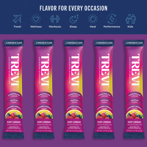 Trevi 3 Pack Sampler - Berry Lemonade