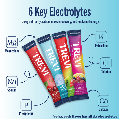 Everyday Hydration: 40 Serving: Variety Pack Favorites – Trevi