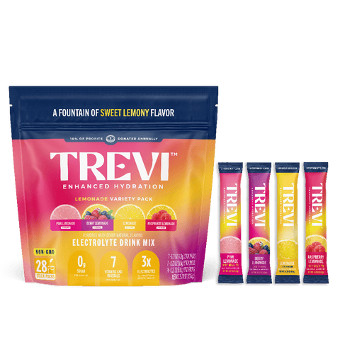 Everyday Hydration: 28 Count Sugar Free Electrolyte Drink Mix: Lemonad ...